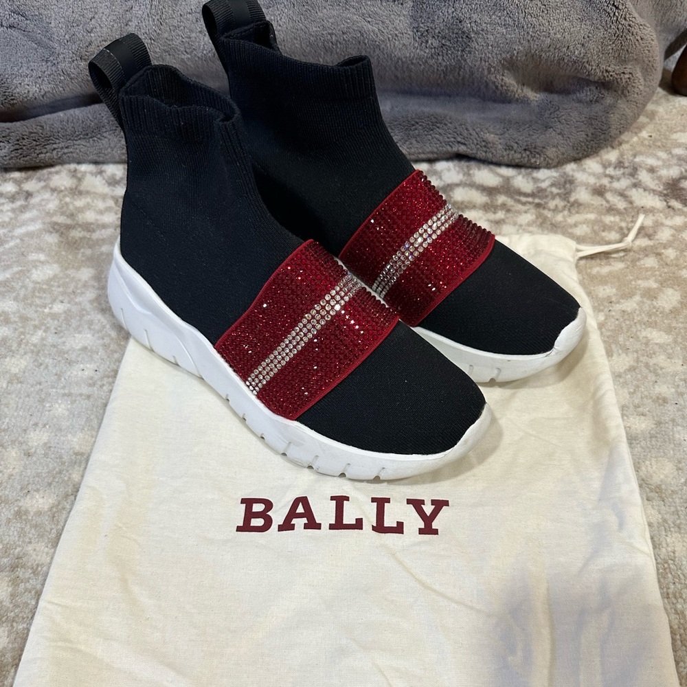 Bally Sock Shoes With Rhinestones - Gem